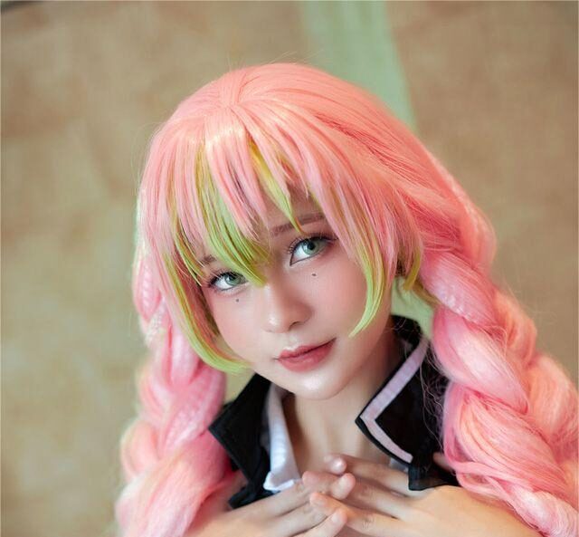 Azami@鬼灭之刃cos甘露寺蜜璃，性感迷人 - 买我买我